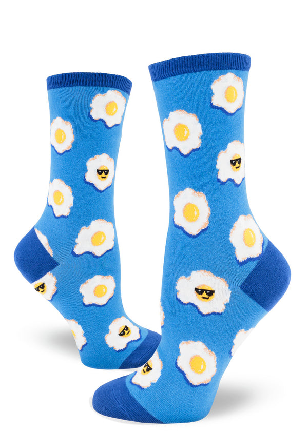 Fried Egg Women's Socks | Cute Breakfast Food Socks - Cute But Crazy Socks