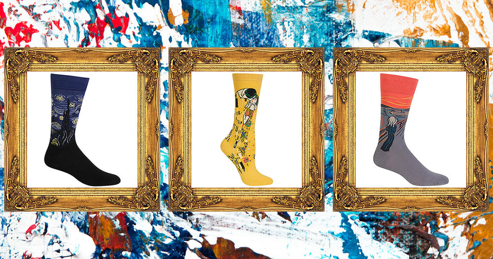 Art Socks | Be a Work of Art in Famous Painting Masterpiece Socks ...