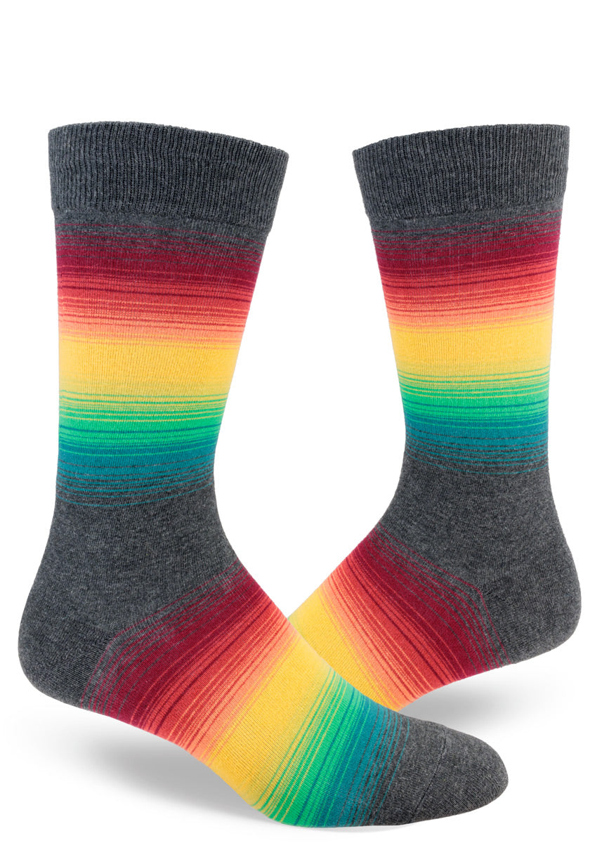 Rainbow Socks | Colorful Novelty Socks With Stripes & Patterns - Cute ...