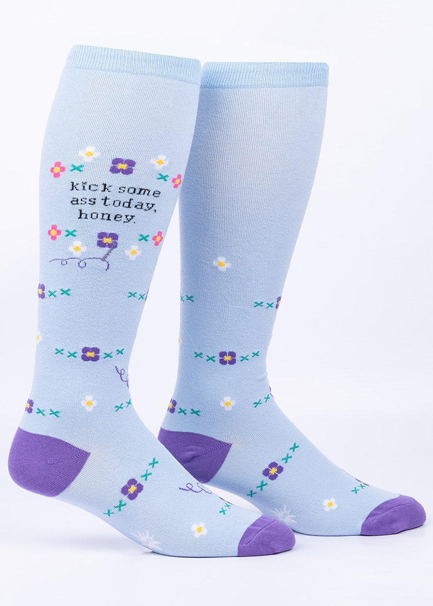 Wide Calf Socks | Extra-Stretchy Knee Socks That Fit Large Legs - Cute ...