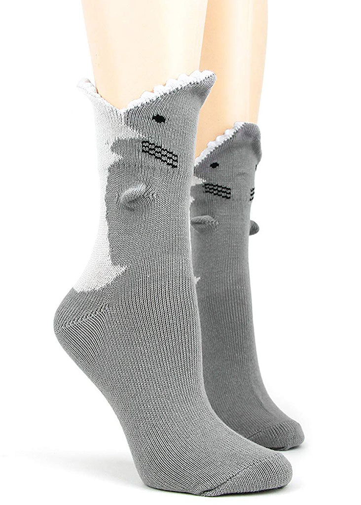 Shark Socks for Women | Funny 3D Socks That Appear to Eat Your Feet ...