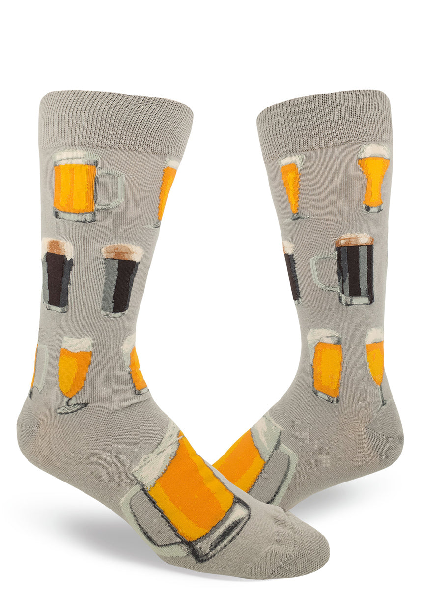 Beer Socks | Fun Socks with Beer Bottles, Pints of Beer & More - Cute ...