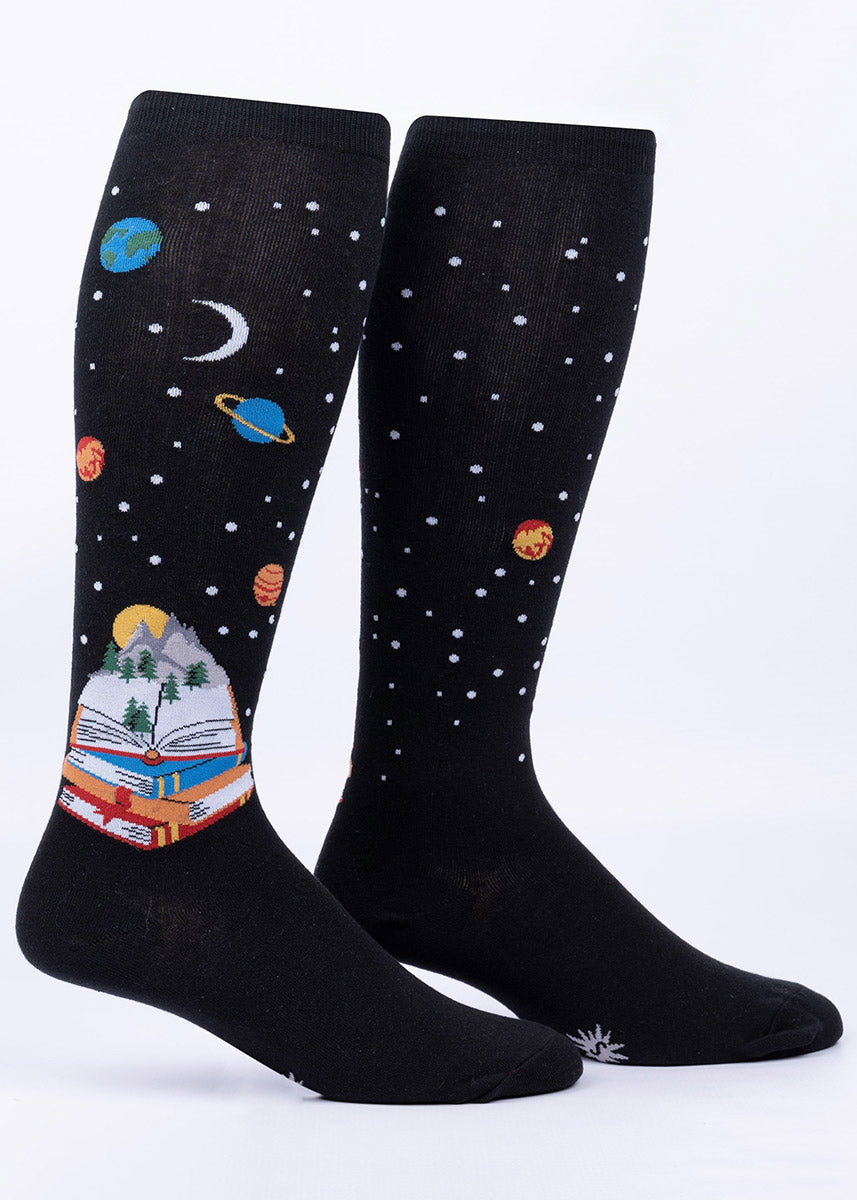 Book Socks | Fun Socks With Books & Nerdy Socks About Reading - Cute ...